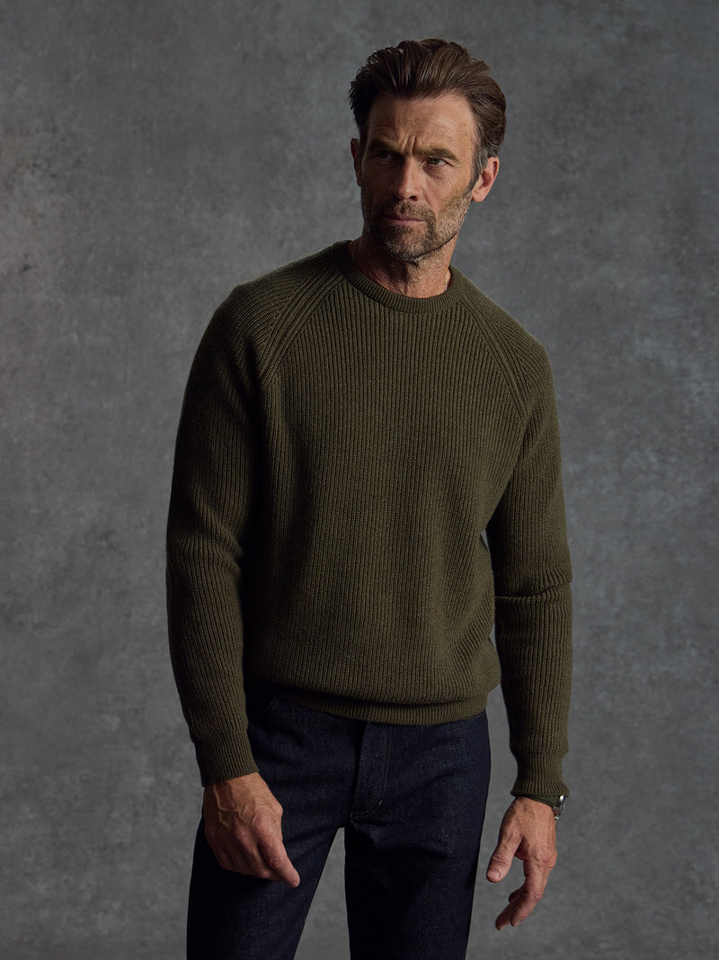 The Commando Crew Neck - Green