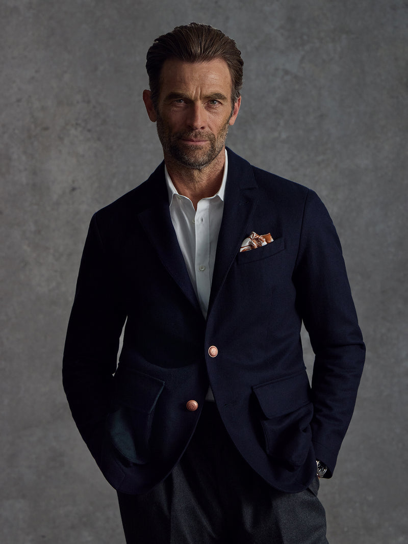 The Demob Blazer - Navy