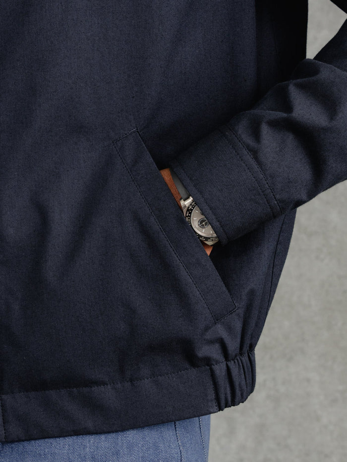 The Drizzler Silk Bomber - Ink