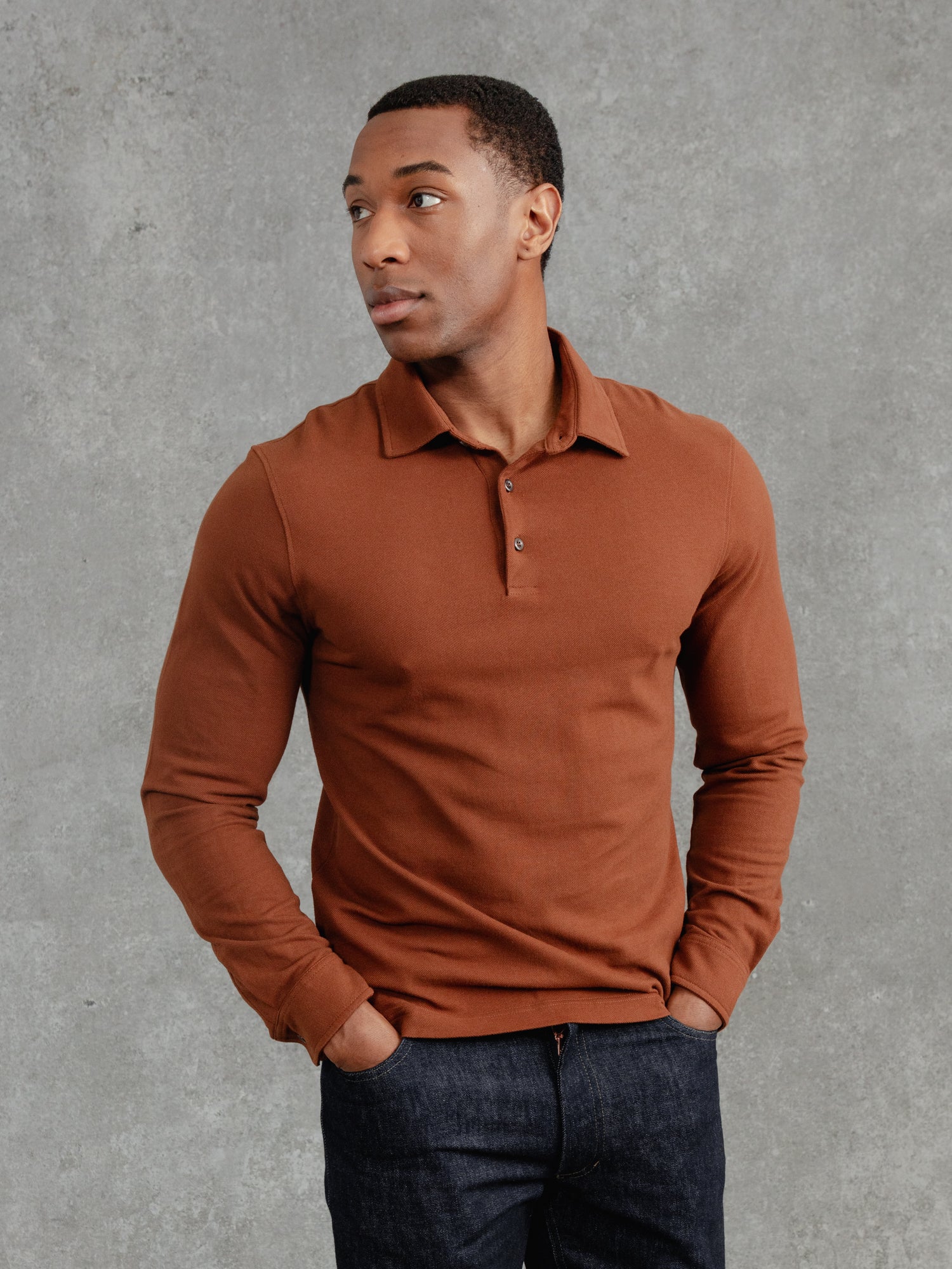 The LS Polo - Russet – PrivateWhite V.C.