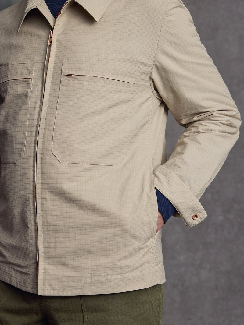 The Covert Jacket - Alabaster