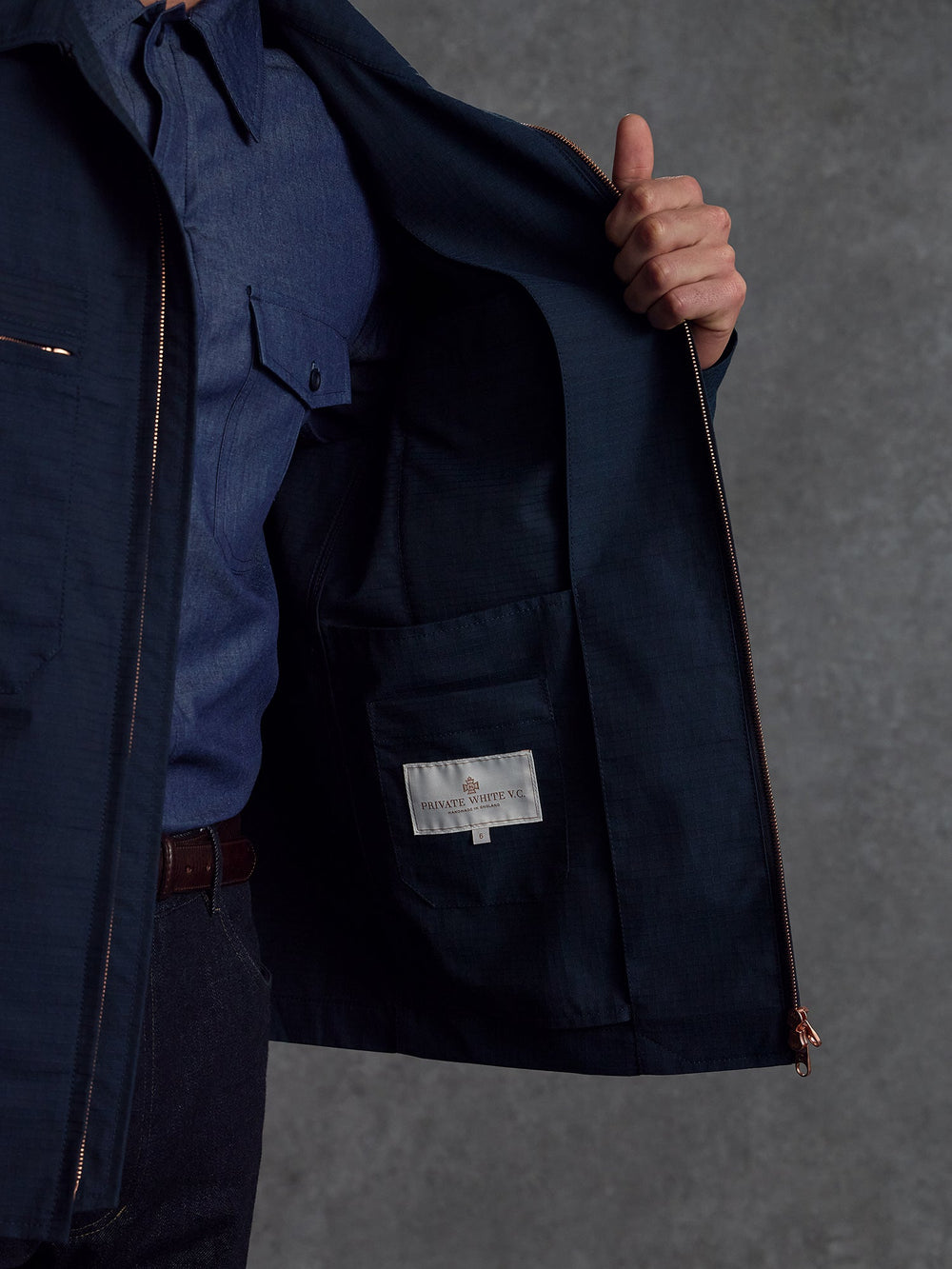 The Covert Jacket - Navy