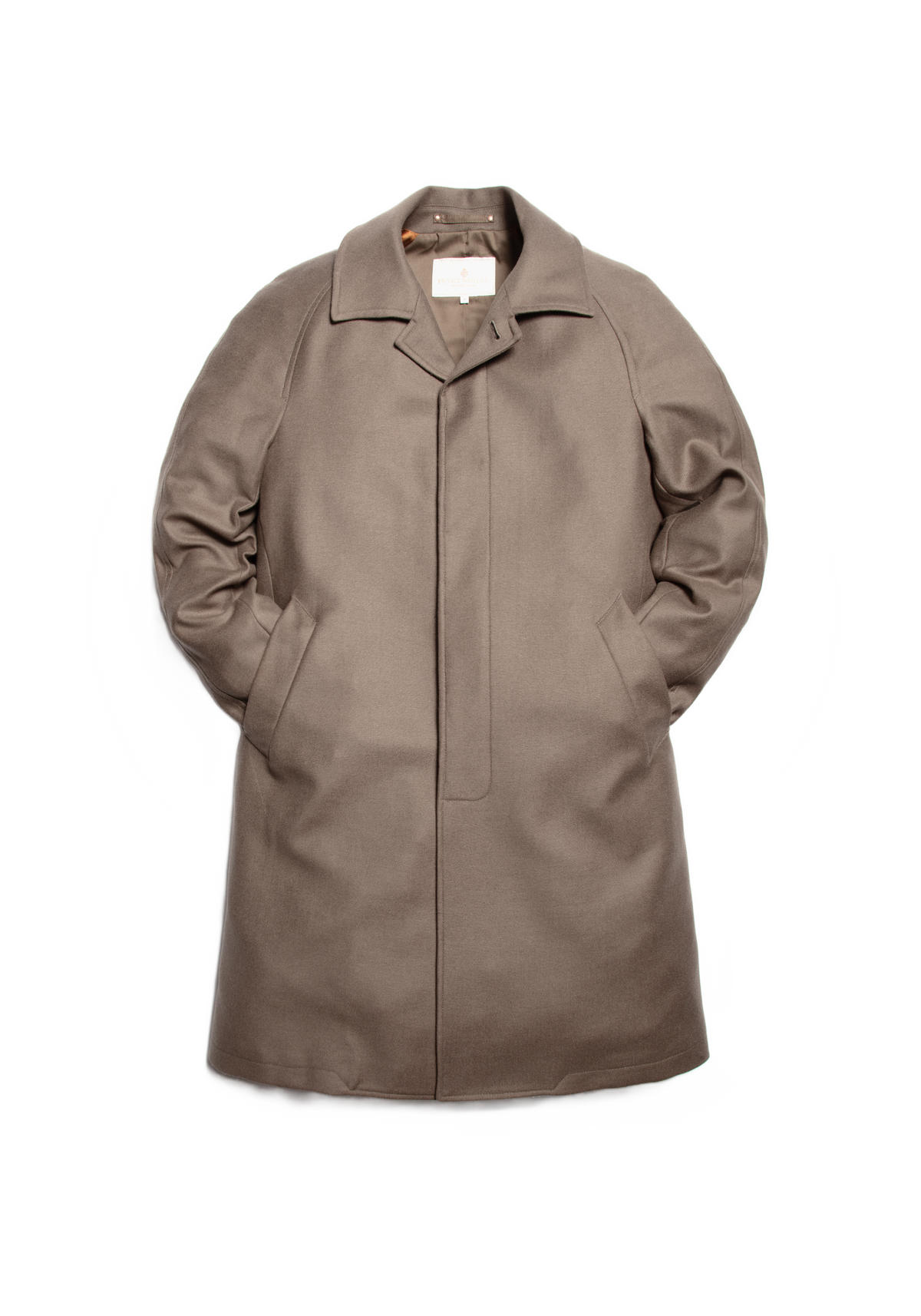 The Cashmere Crew Coat - Camel