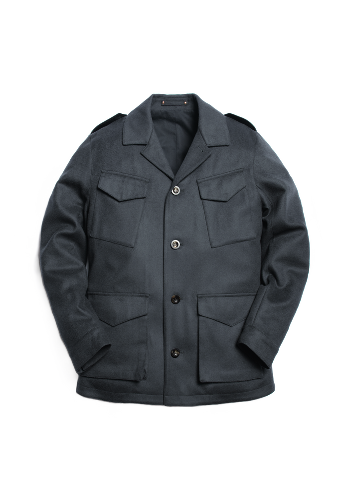 The Doeskin Revere Field Jacket - Cobble Grey